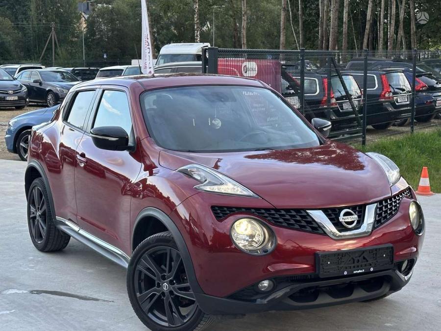 Sarkans Nissan Juke 2016 Alīta, ar dzinēja tilpumu 1.50 L un nobraukumu 212 tūkst. km par 6980 €, foto 3 vietnē AUTOMOTO.COM.LV
