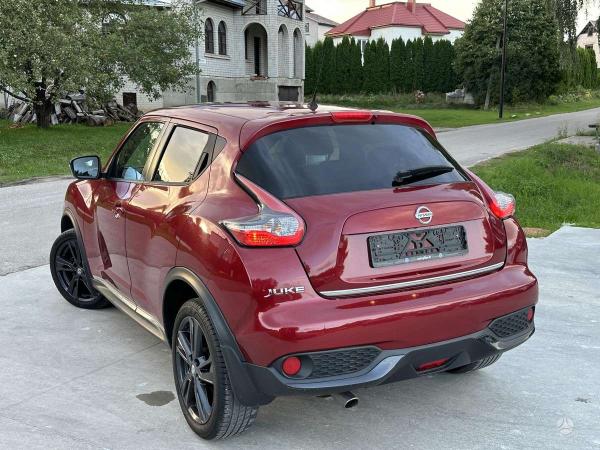 Sarkans Nissan Juke 2016 Alīta, ar dzinēja tilpumu 1.50 L un nobraukumu 212 tūkst. km par 6980 €, foto 3 vietnē AUTOMOTO.COM.LV