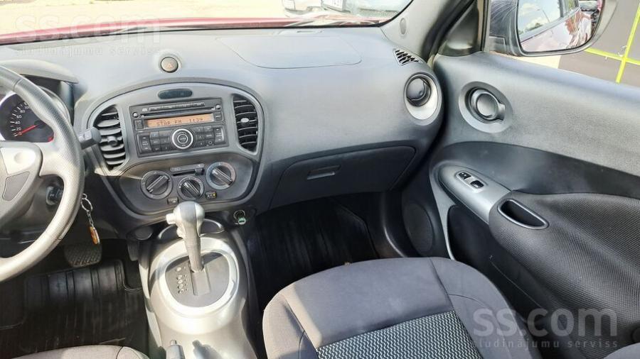 Red Nissan Juke 2016 in Riga, with an engine capacity of 1.60 L and mileage of 56 thousand km for 7500 €, photo 9 on AUTOMOTO.COM.LV