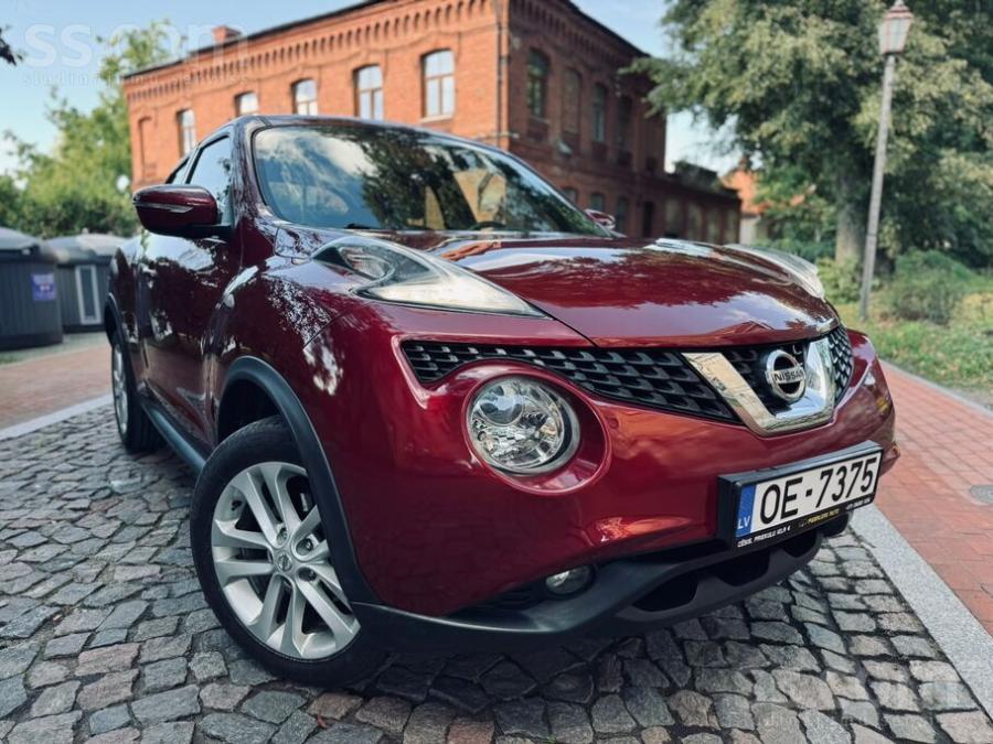 Sarkans Nissan Juke 2016 Cēsis, ar dzinēja tilpumu 1.20 L un nobraukumu 0 tūkst. km par 7990 €, foto 1 vietnē AUTOMOTO.COM.LV