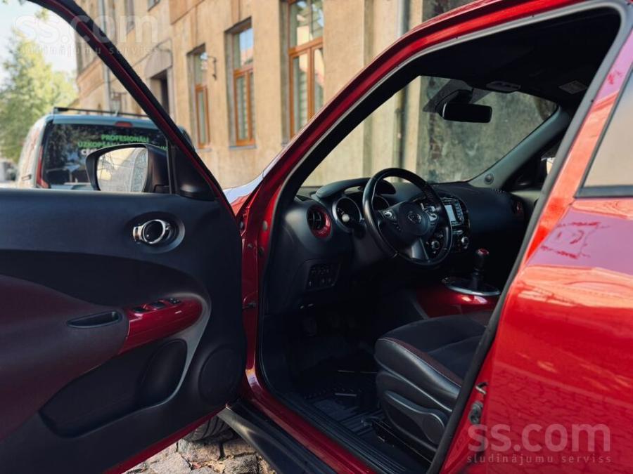 Sarkans Nissan Juke 2016 Cēsis, ar dzinēja tilpumu 1.20 L un nobraukumu 0 tūkst. km par 7990 €, foto 23 vietnē AUTOMOTO.COM.LV
