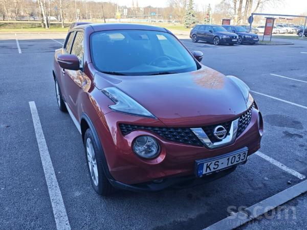 Sarkans Nissan Juke 2017 Jūrmala, ar dzinēja tilpumu 1.60 L un nobraukumu 63 tūkst. km par 8450 €, foto 1 vietnē AUTOMOTO.COM.LV