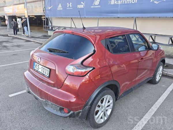 Sarkans Nissan Juke 2017 Jūrmala, ar dzinēja tilpumu 1.60 L un nobraukumu 63 tūkst. km par 8450 €, foto 4 vietnē AUTOMOTO.COM.LV