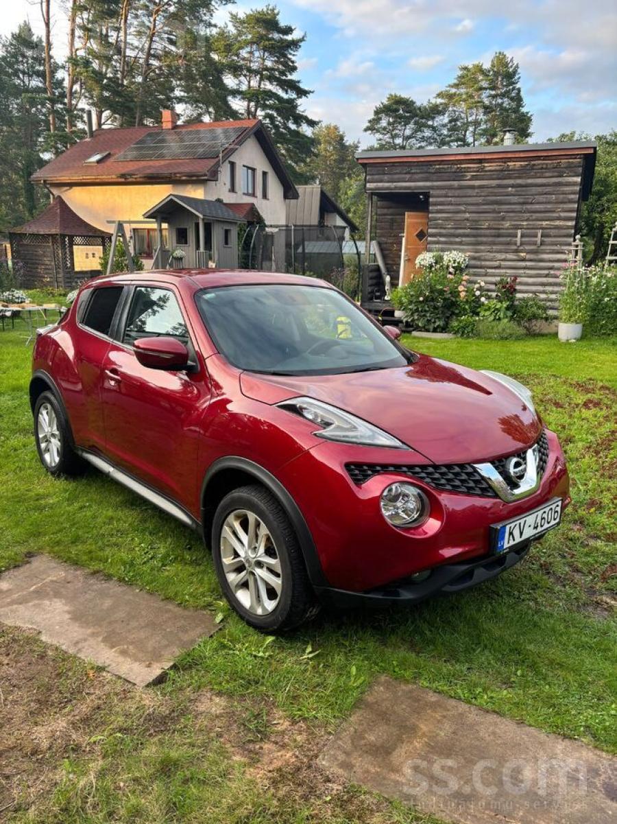 Sarkans Nissan Juke 2017 Rīga, ar dzinēja tilpumu 1.60 L un nobraukumu 103 tūkst. km par 7100 €, foto 3 vietnē AUTOMOTO.COM.LV