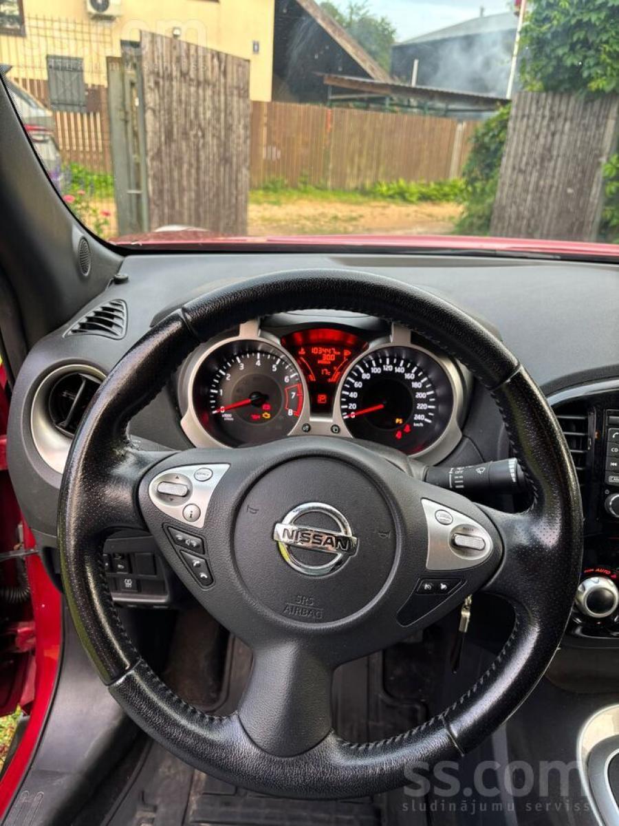Sarkans Nissan Juke 2017 Rīga, ar dzinēja tilpumu 1.60 L un nobraukumu 103 tūkst. km par 7100 €, foto 10 vietnē AUTOMOTO.COM.LV