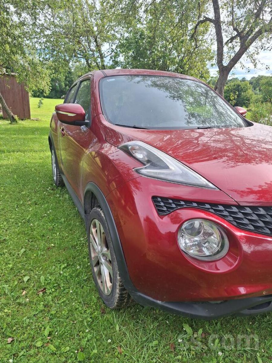 Sarkans Nissan Juke 2018 Alūksne, ar dzinēja tilpumu 1.20 L un nobraukumu 164 tūkst. km par 7000 €, foto 5 vietnē AUTOMOTO.COM.LV