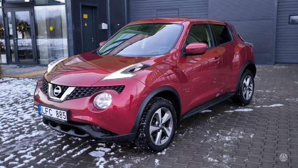 Sarkans Nissan Juke 2019 Viļņa, ar dzinēja tilpumu 1.60 L un nobraukumu 145 tūkst. km par 8800 €, foto 2 vietnē AUTOMOTO.COM.LV