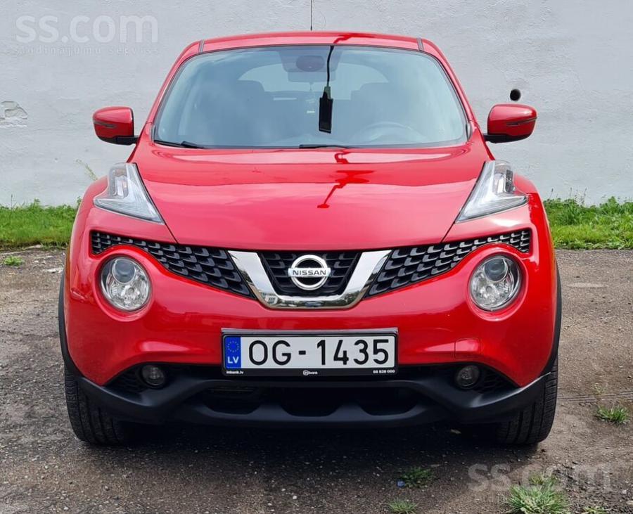 Red Nissan Juke 2019 in Jelgava, with an engine capacity of 1.60 L and mileage of 0 thousand km for 8990 €, photo 1 on AUTOMOTO.COM.LV