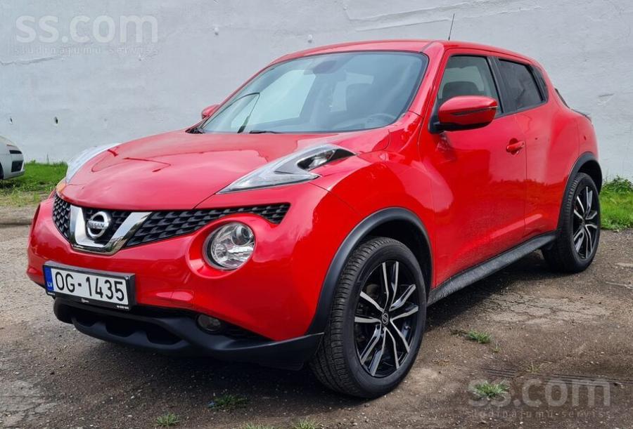 Red Nissan Juke 2019 in Jelgava, with an engine capacity of 1.60 L and mileage of 0 thousand km for 8990 €, photo 4 on AUTOMOTO.COM.LV