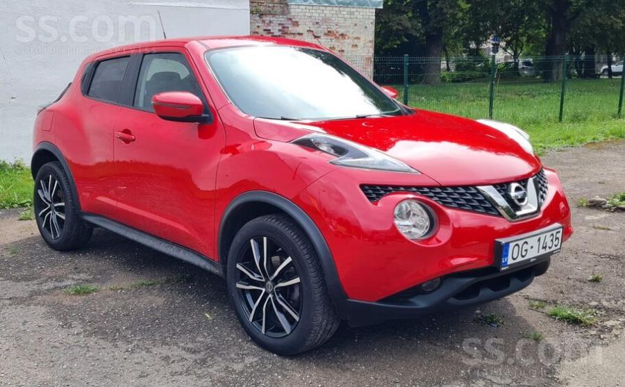 Red Nissan Juke 2019 in Jelgava, with an engine capacity of 1.60 L and mileage of 0 thousand km for 8990 €, photo 5 on AUTOMOTO.COM.LV