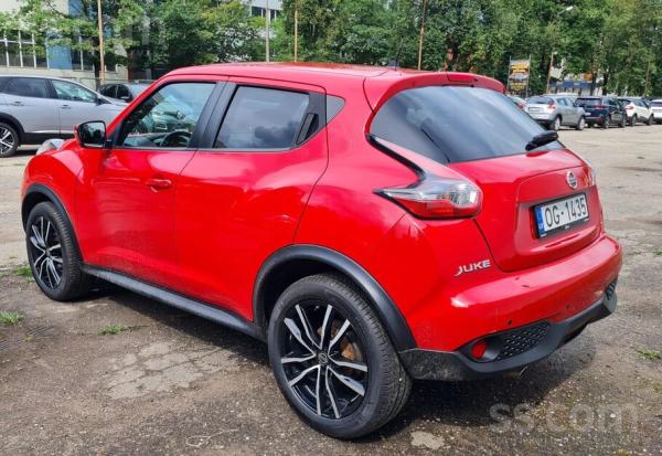 Sarkans Nissan Juke 2019 Jelgava, ar dzinēja tilpumu 1.60 L un nobraukumu 0 tūkst. km par 8990 €, foto 6 vietnē AUTOMOTO.COM.LV