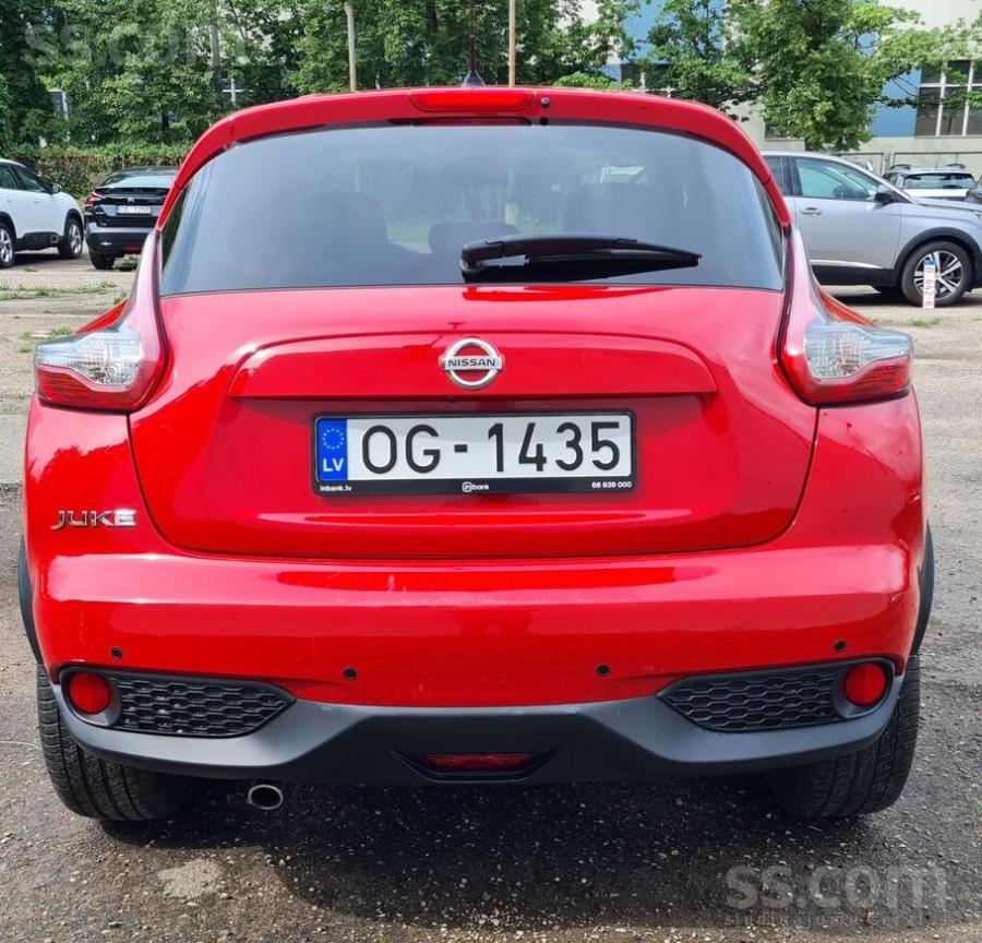 Red Nissan Juke 2019 in Jelgava, with an engine capacity of 1.60 L and mileage of 0 thousand km for 8990 €, photo 8 on AUTOMOTO.COM.LV