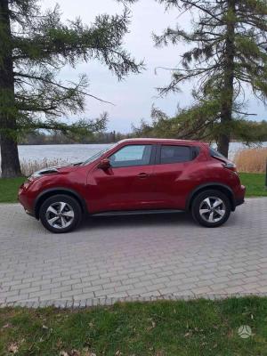 Sarkans Nissan Juke 2019 Viļņa, ar dzinēja tilpumu 1.60 L un nobraukumu 61 tūkst. km par 10300 €, foto  vietnē AUTOMOTO.COM.LV
