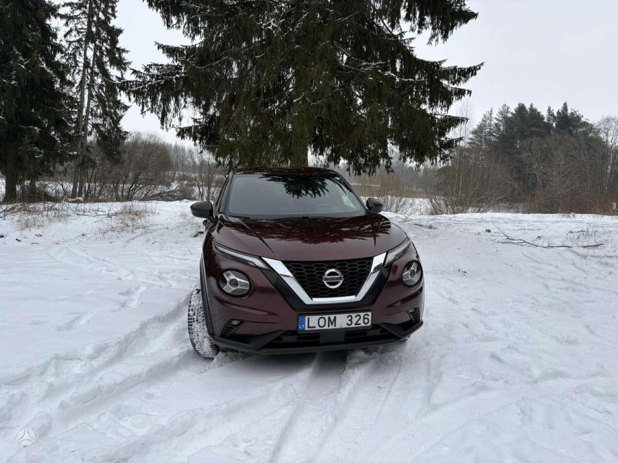 Sarkans Nissan Juke 2020 Šauļi, ar dzinēja tilpumu 1.00 L un nobraukumu 95 tūkst. km par 14600 €, foto 1 vietnē AUTOMOTO.COM.LV