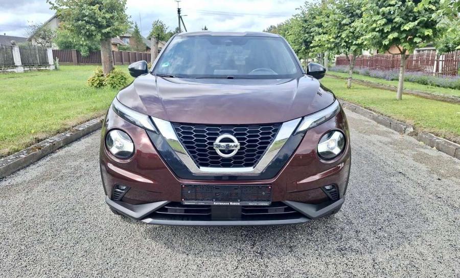Sarkans Nissan Juke 2020 Tauragė, ar dzinēja tilpumu 1.00 L un nobraukumu 109 tūkst. km par 12300 €, foto 7 vietnē AUTOMOTO.COM.LV
