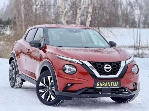 Sarkans Nissan Juke 2021 Šauļi, ar dzinēja tilpumu 1.00 L un nobraukumu 36 tūkst. km par 12900 €, foto 2 vietnē AUTOMOTO.COM.LV