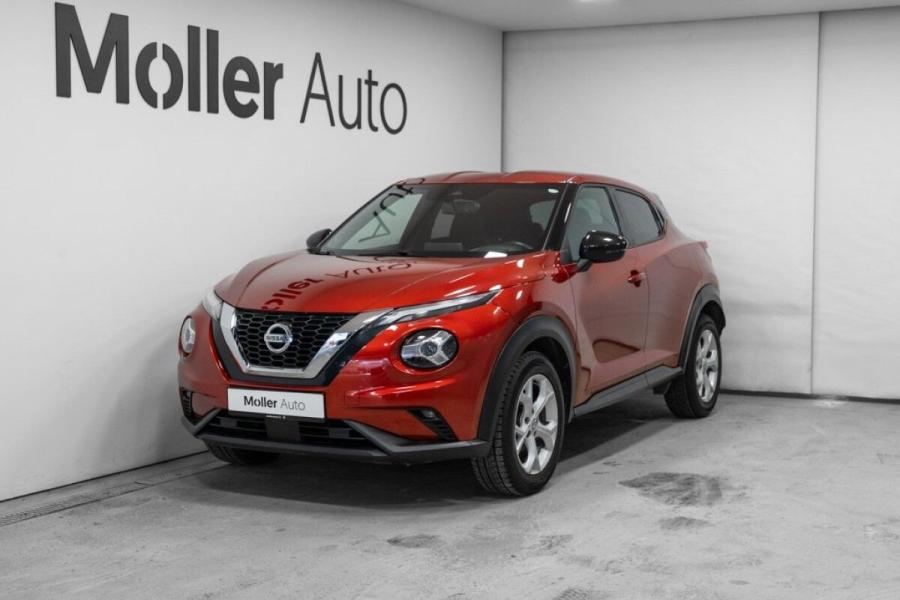Red Nissan Juke 2021 in Vilnius, with an engine capacity of 1.00 L and mileage of 100 thousand km for 14900 €, photo 1 on AUTOMOTO.COM.LV