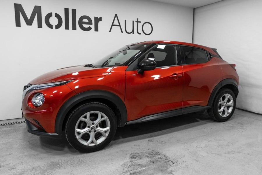 Red Nissan Juke 2021 in Vilnius, with an engine capacity of 1.00 L and mileage of 100 thousand km for 14900 €, photo 2 on AUTOMOTO.COM.LV