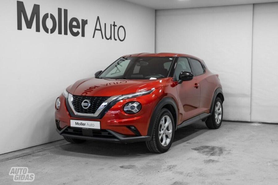Red Nissan Juke 2021 in Vilnius, with an engine capacity of 1.00 L and mileage of 100 thousand km for 14900 €, photo 1 on AUTOMOTO.COM.LV