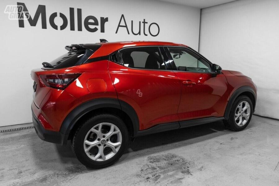 Red Nissan Juke 2021 in Vilnius, with an engine capacity of 1.00 L and mileage of 100 thousand km for 14900 €, photo 4 on AUTOMOTO.COM.LV