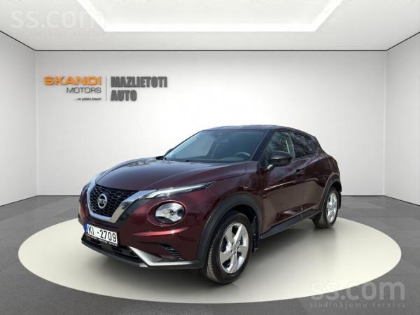 Red Nissan Juke 2021 in Riga, with an engine capacity of 1.00 L and mileage of 58 thousand km for 12490 €, photo 1 on AUTOMOTO.COM.LV