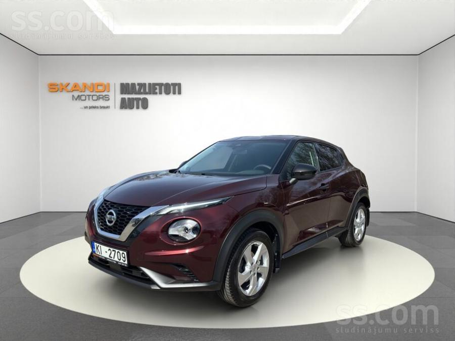 Red Nissan Juke 2021 in Riga, with an engine capacity of 1.00 L and mileage of 58 thousand km for 12490 €, photo 1 on AUTOMOTO.COM.LV