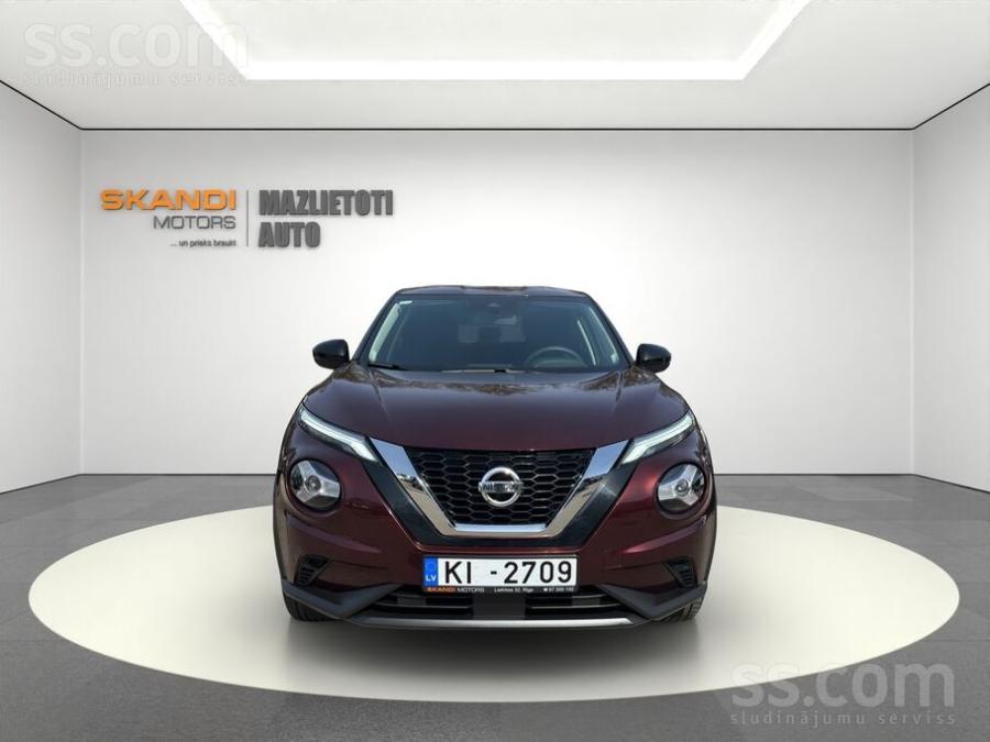 Red Nissan Juke 2021 in Riga, with an engine capacity of 1.00 L and mileage of 58 thousand km for 12490 €, photo 3 on AUTOMOTO.COM.LV