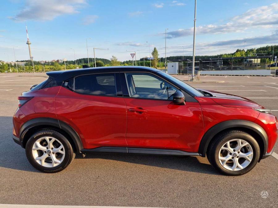 Sarkans Nissan Juke 2021 Viļņa, ar dzinēja tilpumu 1.00 L un nobraukumu 49 tūkst. km par 14900 €, foto 3 vietnē AUTOMOTO.COM.LV
