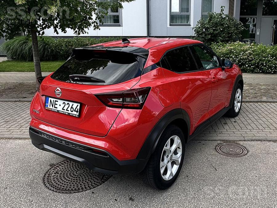 Sarkans Nissan Juke 2022 Rīga, ar dzinēja tilpumu 1.00 L un nobraukumu 72 tūkst. km par 14250 €, foto 14 vietnē AUTOMOTO.COM.LV