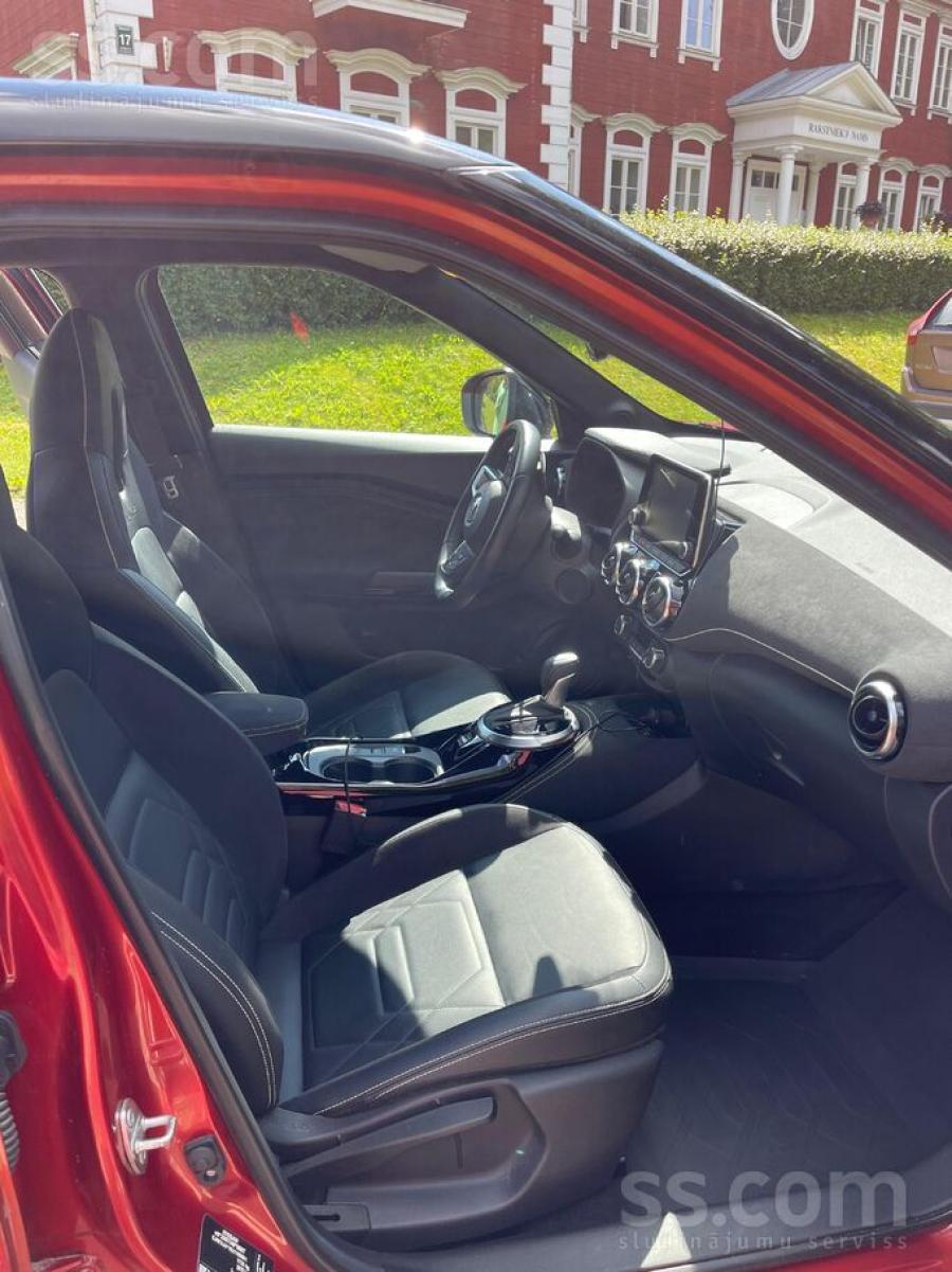 Red Nissan Juke 2022 in Riga, with an engine capacity of 1.00 L and mileage of 100 thousand km for 12800 €, photo 9 on AUTOMOTO.COM.LV