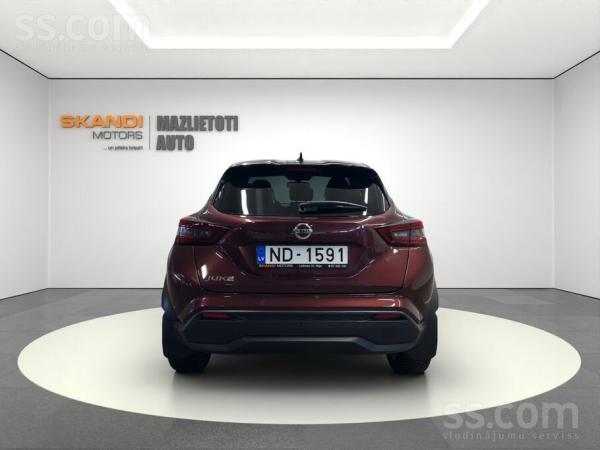 Red Nissan Juke 2022 in Riga, with an engine capacity of 1.00 L and mileage of 36 thousand km for 17390 €, photo 5 on AUTOMOTO.COM.LV