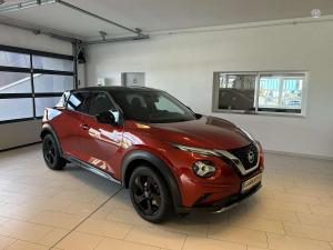 Sarkans Nissan Juke 2022 Šauļi, ar dzinēja tilpumu 1.00 L un nobraukumu 100 tūkst. km par 14400 €, foto  vietnē AUTOMOTO.COM.LV