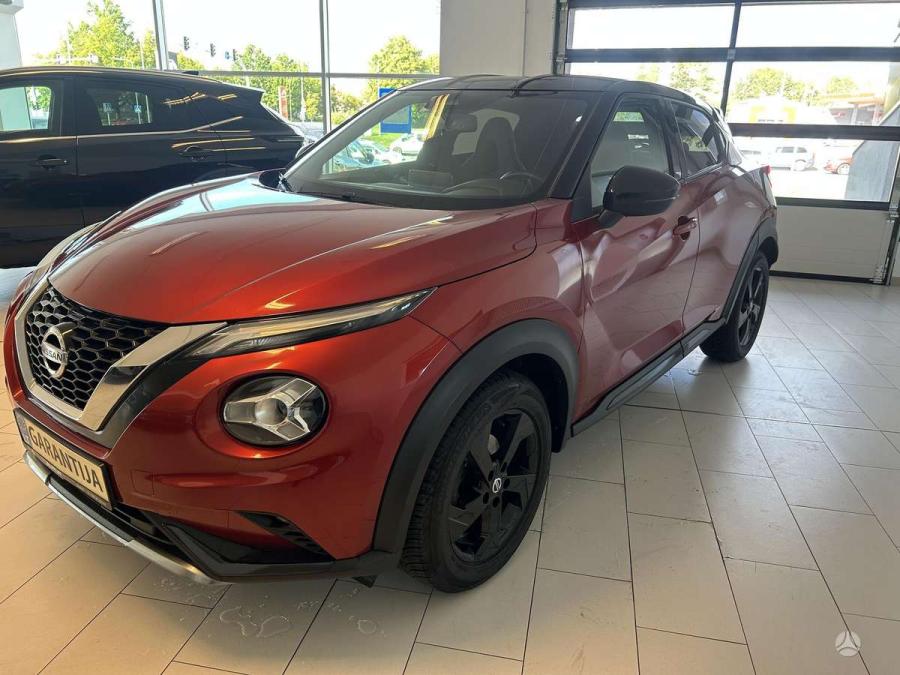 Sarkans Nissan Juke 2022 Šauļi, ar dzinēja tilpumu 1.00 L un nobraukumu 100 tūkst. km par 14400 €, foto 4 vietnē AUTOMOTO.COM.LV