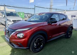 Red Nissan Juke 2023 in Panevezys, with an engine capacity of 1.60 L and mileage of 22 thousand km for 16700 €, photo  on AUTOMOTO.COM.LV