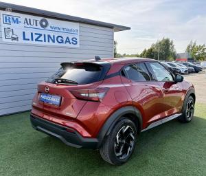Red Nissan Juke 2023 in Panevezys, with an engine capacity of 1.60 L and mileage of 22 thousand km for 16700 €, photo 7 on AUTOMOTO.COM.LV