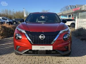 Red Nissan Juke 2025 in Kaunas, with an engine capacity of 1.60 L and mileage of 15 thousand km for 25480 €, photo 2 on AUTOMOTO.COM.LV