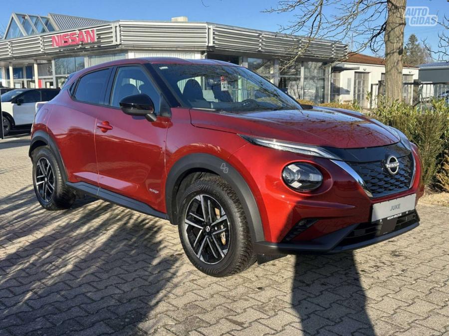 Red Nissan Juke 2025 in Kaunas, with an engine capacity of 1.60 L and mileage of 15 thousand km for 25480 €, photo 3 on AUTOMOTO.COM.LV