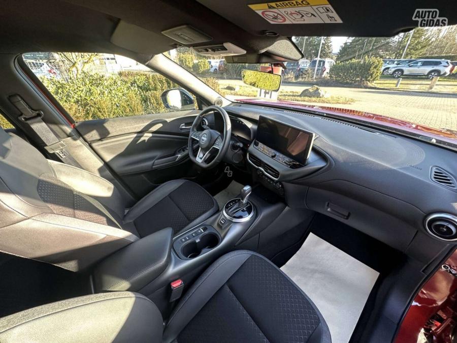 Red Nissan Juke 2025 in Kaunas, with an engine capacity of 1.60 L and mileage of 15 thousand km for 25480 €, photo 7 on AUTOMOTO.COM.LV
