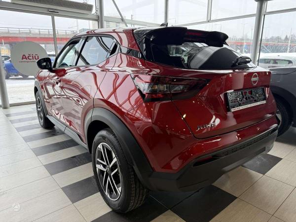 Red Nissan Juke 2025 in Vilnius, with an engine capacity of 1.00 L and mileage of 24 thousand km for 24189 €, photo 7 on AUTOMOTO.COM.LV