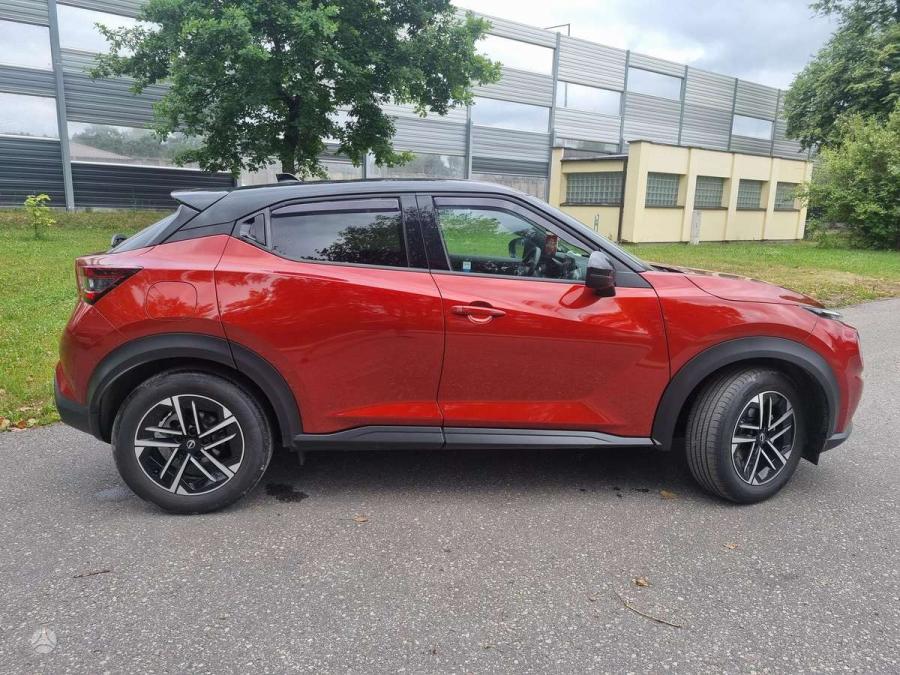 Sarkans Nissan Juke 2025 Viļņa, ar dzinēja tilpumu 1.60 L un nobraukumu 9 tūkst. km par 24850 €, foto 5 vietnē AUTOMOTO.COM.LV
