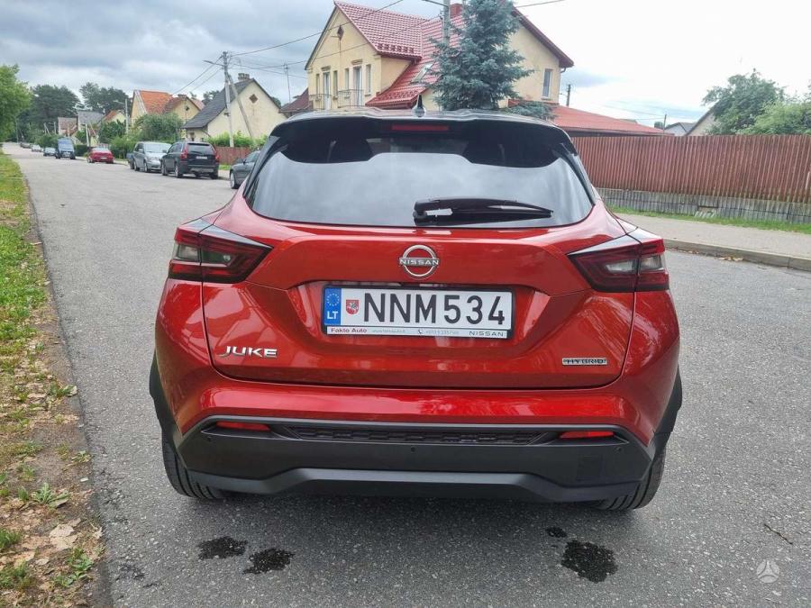 Sarkans Nissan Juke 2025 Viļņa, ar dzinēja tilpumu 1.60 L un nobraukumu 9 tūkst. km par 24850 €, foto 7 vietnē AUTOMOTO.COM.LV