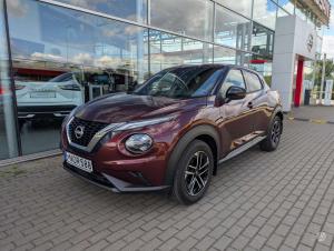 Red Nissan Juke 2025 in Vilnius, with an engine capacity of 1.00 L and mileage of 15 thousand km for 22500 €, photo  on AUTOMOTO.COM.LV