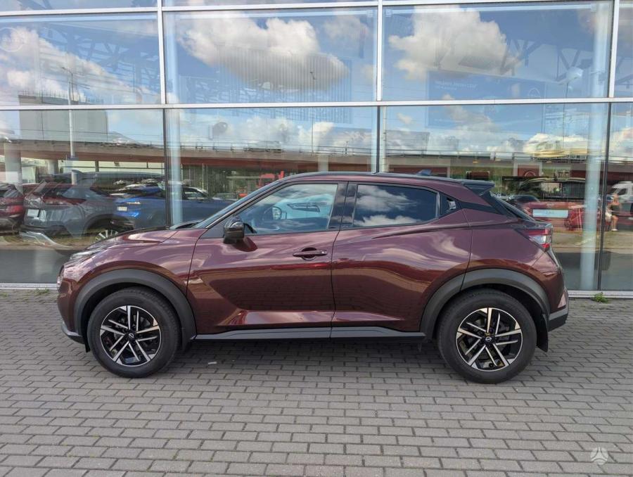 Red Nissan Juke 2025 in Vilnius, with an engine capacity of 1.00 L and mileage of 15 thousand km for 22500 €, photo 3 on AUTOMOTO.COM.LV