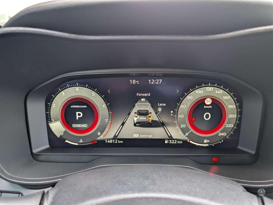Red Nissan Juke 2025 in Vilnius, with an engine capacity of 1.00 L and mileage of 15 thousand km for 22500 €, photo 15 on AUTOMOTO.COM.LV