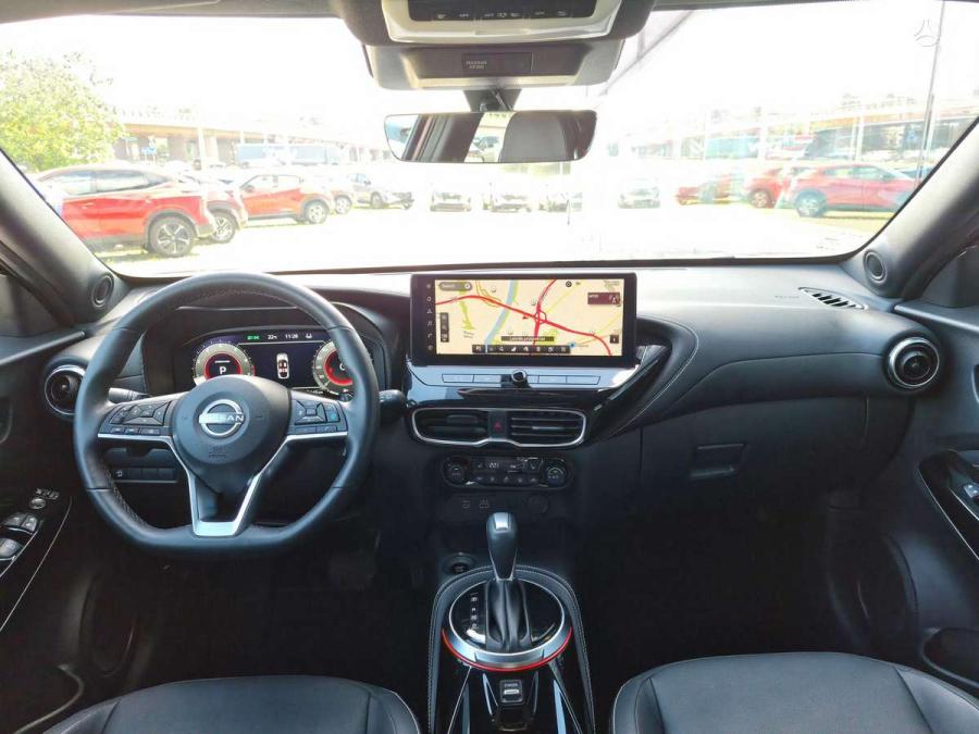 Red Nissan Juke 2025 in Vilnius, with an engine capacity of 1.00 L and mileage of 28 thousand km for 22500 €, photo 14 on AUTOMOTO.COM.LV