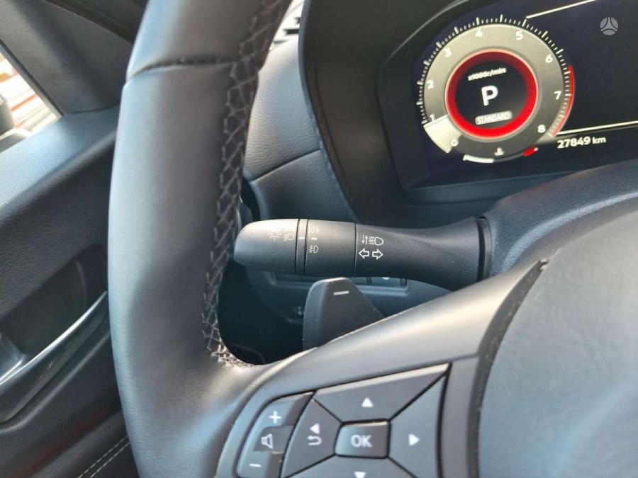 Red Nissan Juke 2025 in Vilnius, with an engine capacity of 1.00 L and mileage of 28 thousand km for 22500 €, photo 22 on AUTOMOTO.COM.LV