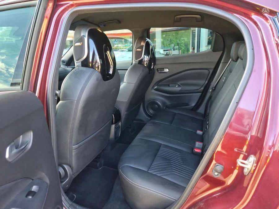 Red Nissan Juke 2025 in Vilnius, with an engine capacity of 1.00 L and mileage of 28 thousand km for 22500 €, photo 24 on AUTOMOTO.COM.LV