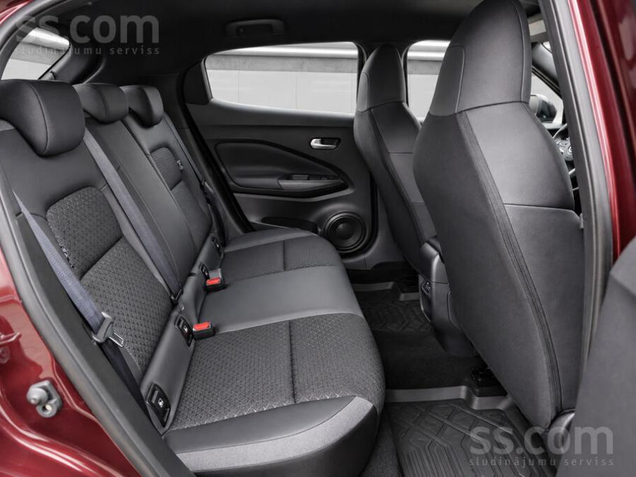 Sarkans Nissan Juke 2025 Rīga, ar dzinēja tilpumu 1.00 L un nobraukumu 30 tūkst. km par 21900 €, foto 12 vietnē AUTOMOTO.COM.LV