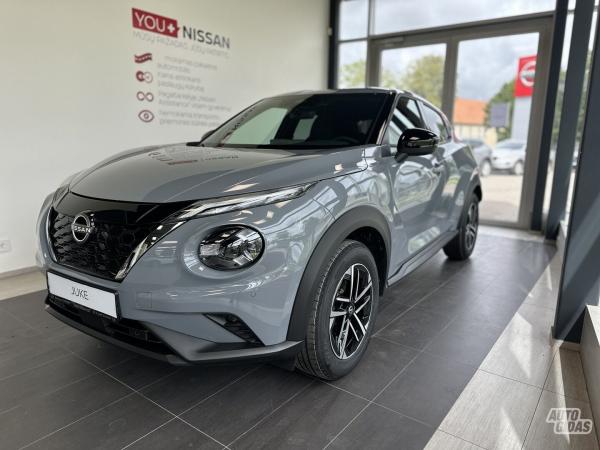 Sarkans Nissan Juke 2026 Klaipėda, ar dzinēja tilpumu 1.60 L un nobraukumu 5 tūkst. km par 27500 €, foto 1 vietnē AUTOMOTO.COM.LV