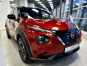 Red Nissan Juke 2026 in Klaipeda, with an engine capacity of 1.00 L and mileage of 5 thousand km for 24190 €, photo  on AUTOMOTO.COM.LV
